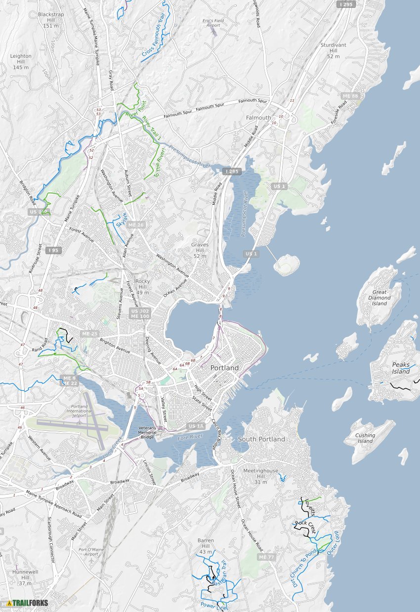 Portland, Maine Mountain Biking Trails | Trailforks