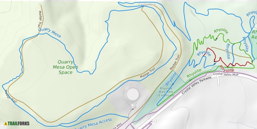 Quarry Mesa Open Space, Castle Rock Mountain Biking Trails | Trailforks