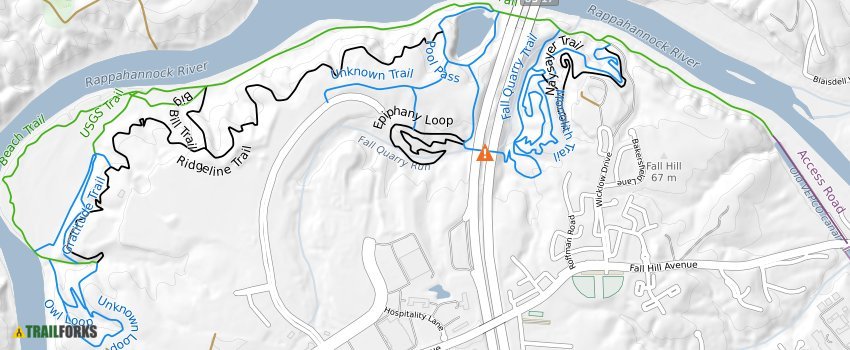 Quarry Trail System, Fredericksburg Mountain Biking Trails | Trailforks