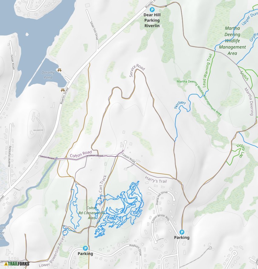 Rayburn Trails @ Colton Road Conservation Area Snowshoeing Trails ...