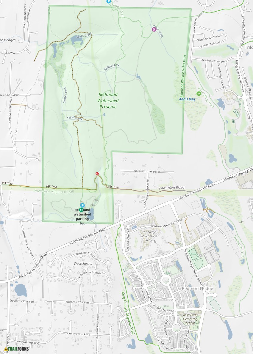 Redmond Watershed Preserve Mountain Biking Trails | Trailforks