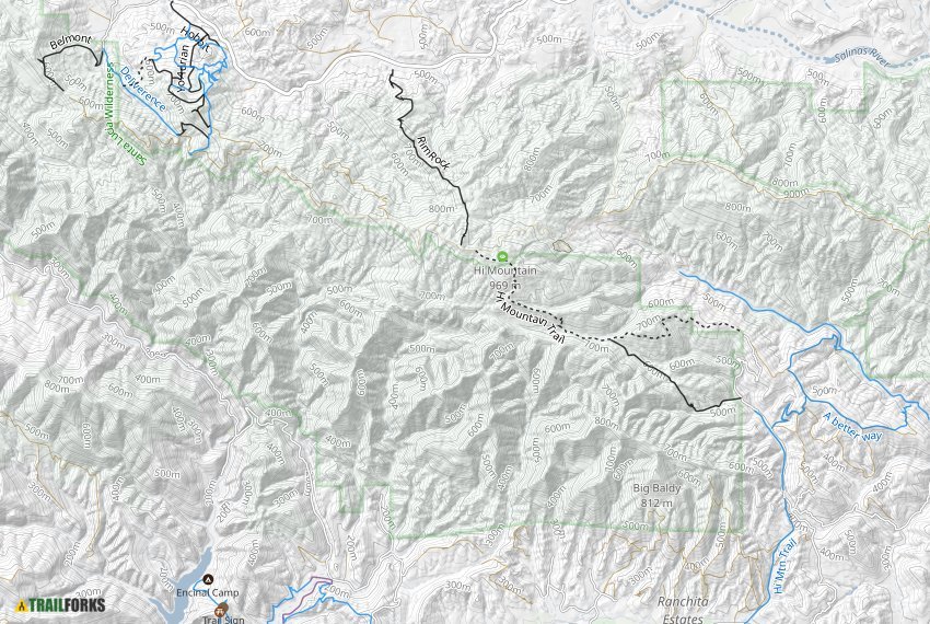 Rinconada/Hi , San Luis Obispo Mountain Biking Trails | Trailforks