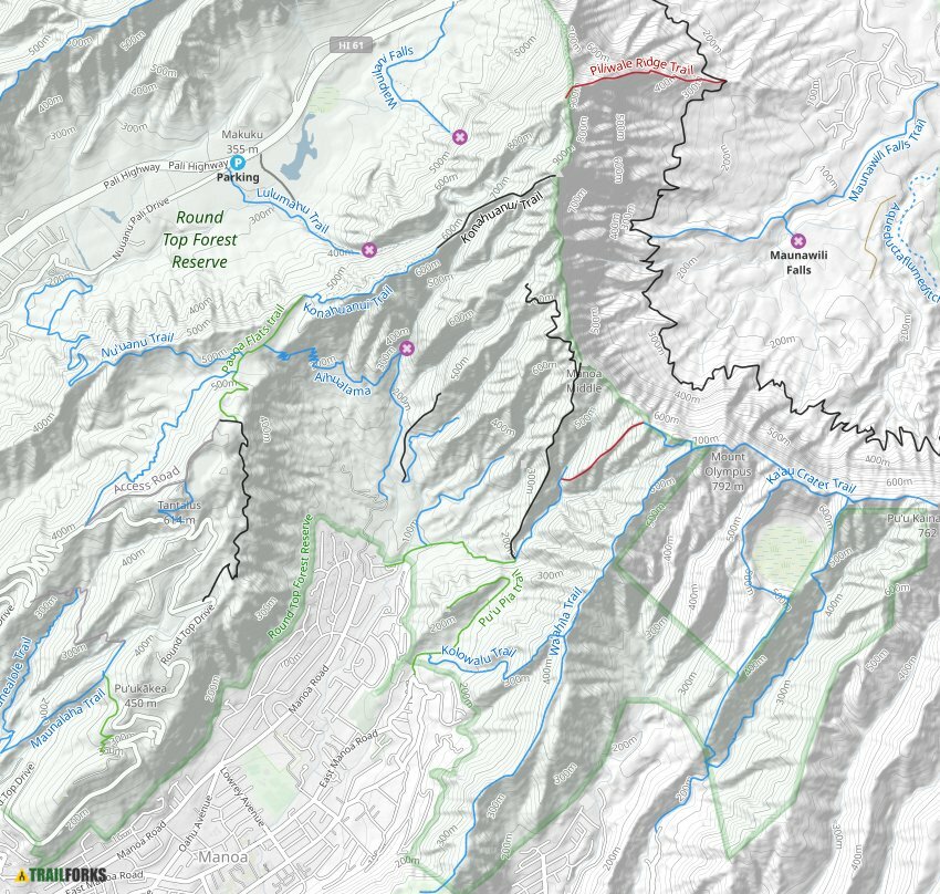 Round Top Forest Reserve, Honolulu Hiking Trails | Trailforks