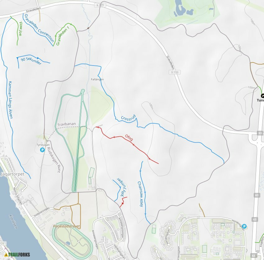 Rud- och TYR-skogen, Karlstad Mountain Biking Trails | Trailforks