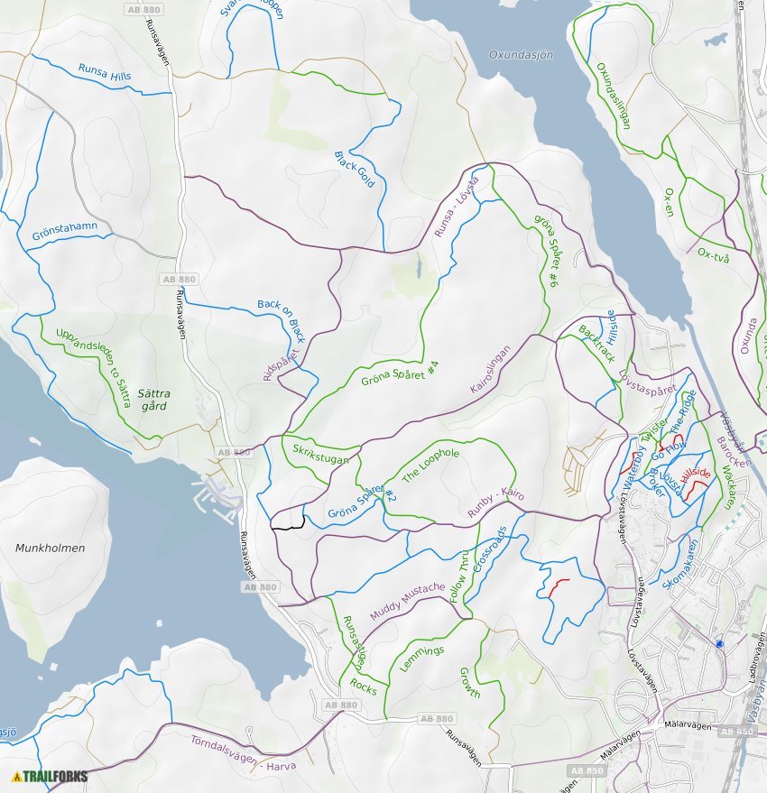 Runbyskogen Mountain Biking Trails | Trailforks