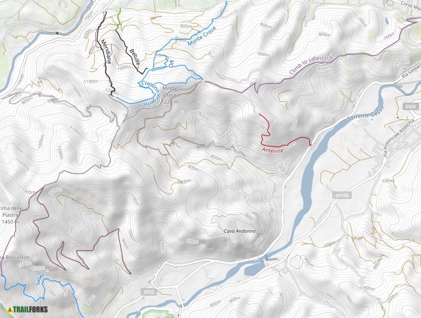 Saben Trail Area, Borgo San Dalmazzo Mountain Biking Trails | Trailforks