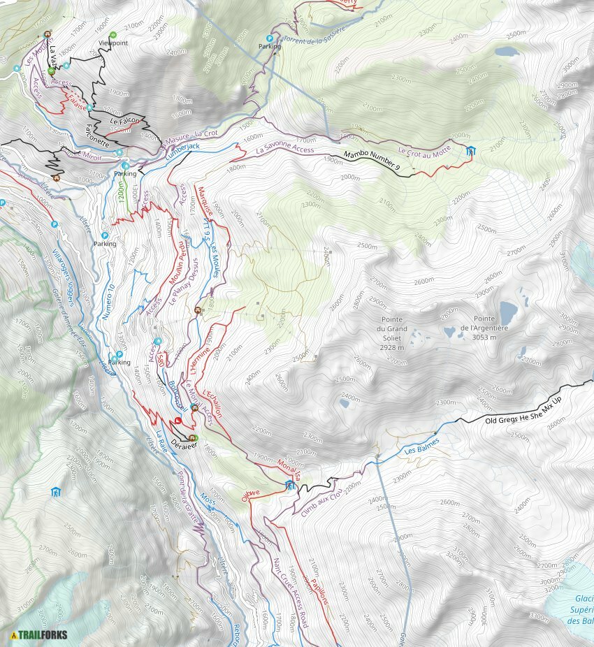 Sainte-Foy-Tarentaise, France Mountain Biking Trails | Trailforks