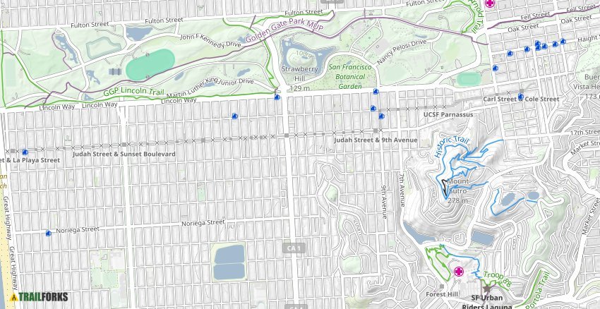San Francisco, California Mountain Biking Trails | Trailforks