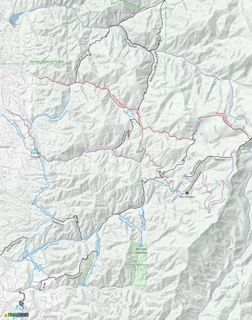 Santa Fe Mountains Mountain Biking Trails | Trailforks