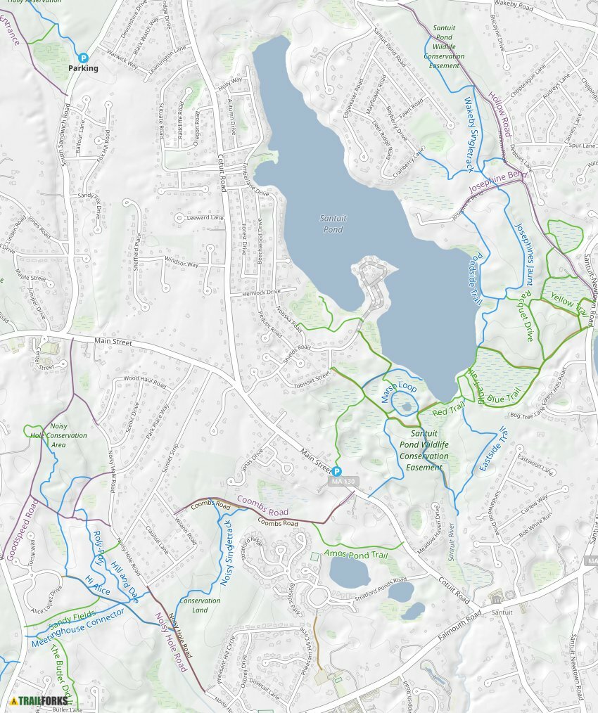 Santuit Pond Preserve Mountain Biking Trails | Trailforks