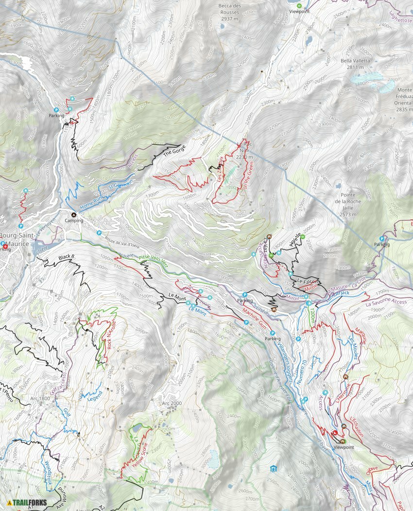 Séez, France Mountain Biking Trails | Trailforks