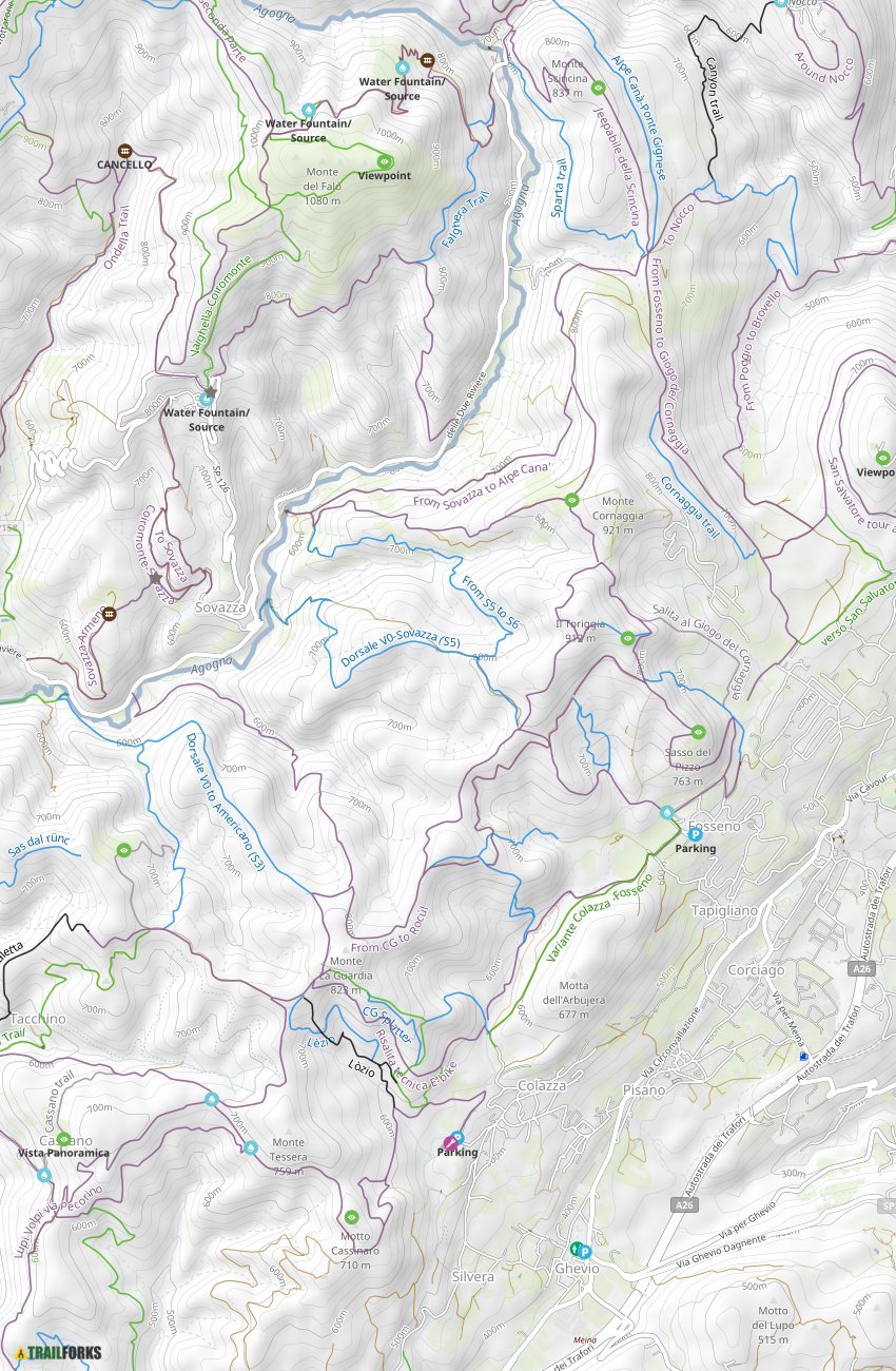 Sentieri dei Lupi del Cornaggia, Colazza Mountain Biking Trails ...