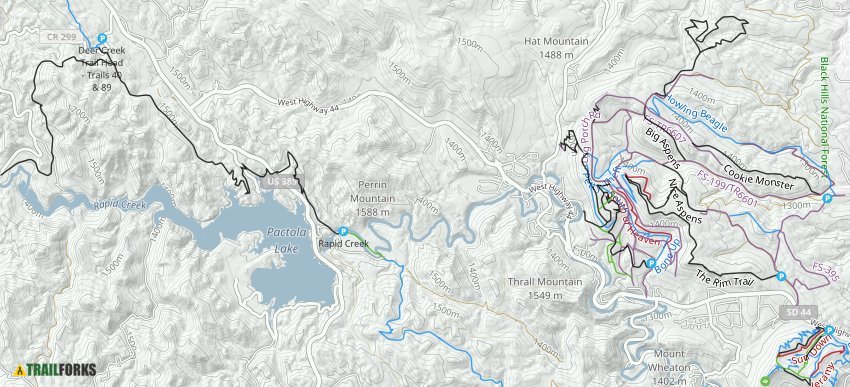 Shanks Trail System Mountain Biking Trails | Trailforks