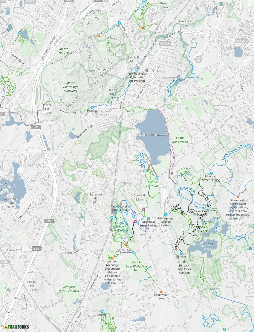 Sharon, Massachusetts Mountain Biking Trails | Trailforks