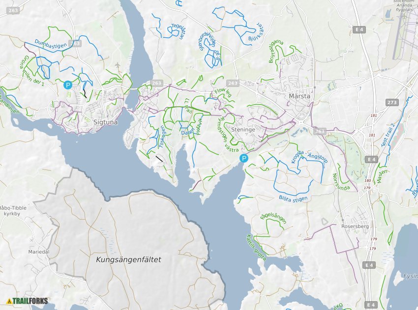 Sigtuna, Sweden Mountain Biking Trails | Trailforks
