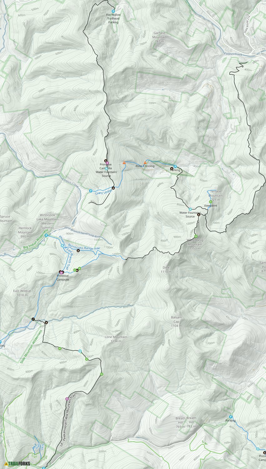 Slide Mountain Wilderness, Phoenicia Hiking Trails | Trailforks