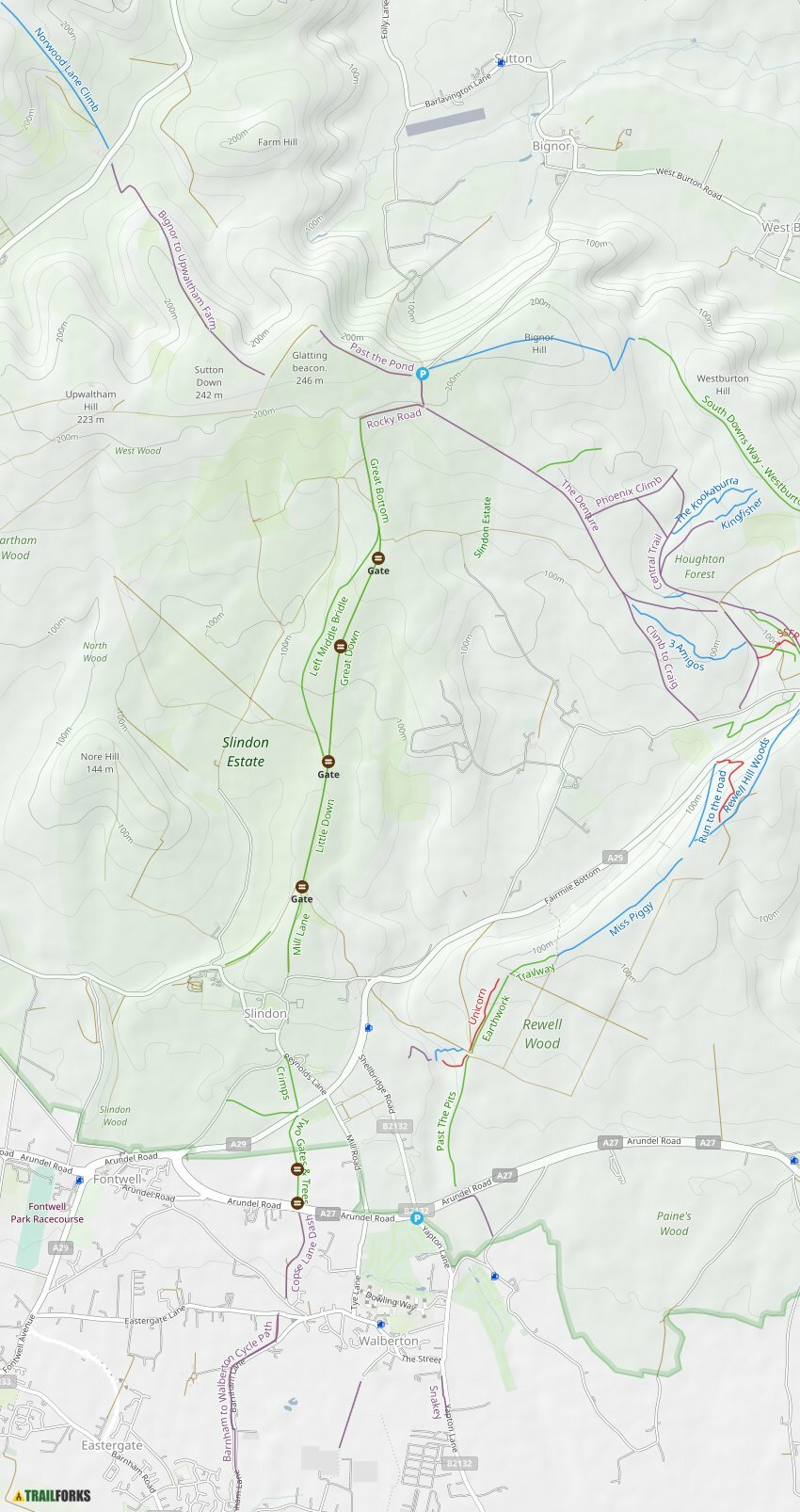 Slindon, Arundel Mountain Biking Trails | Trailforks