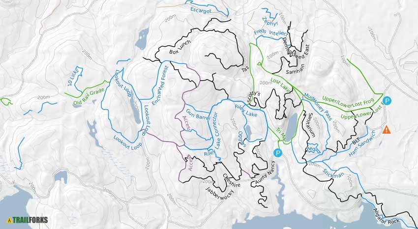 Snowden Demonstration Forest Mountain Biking Trails | Trailforks