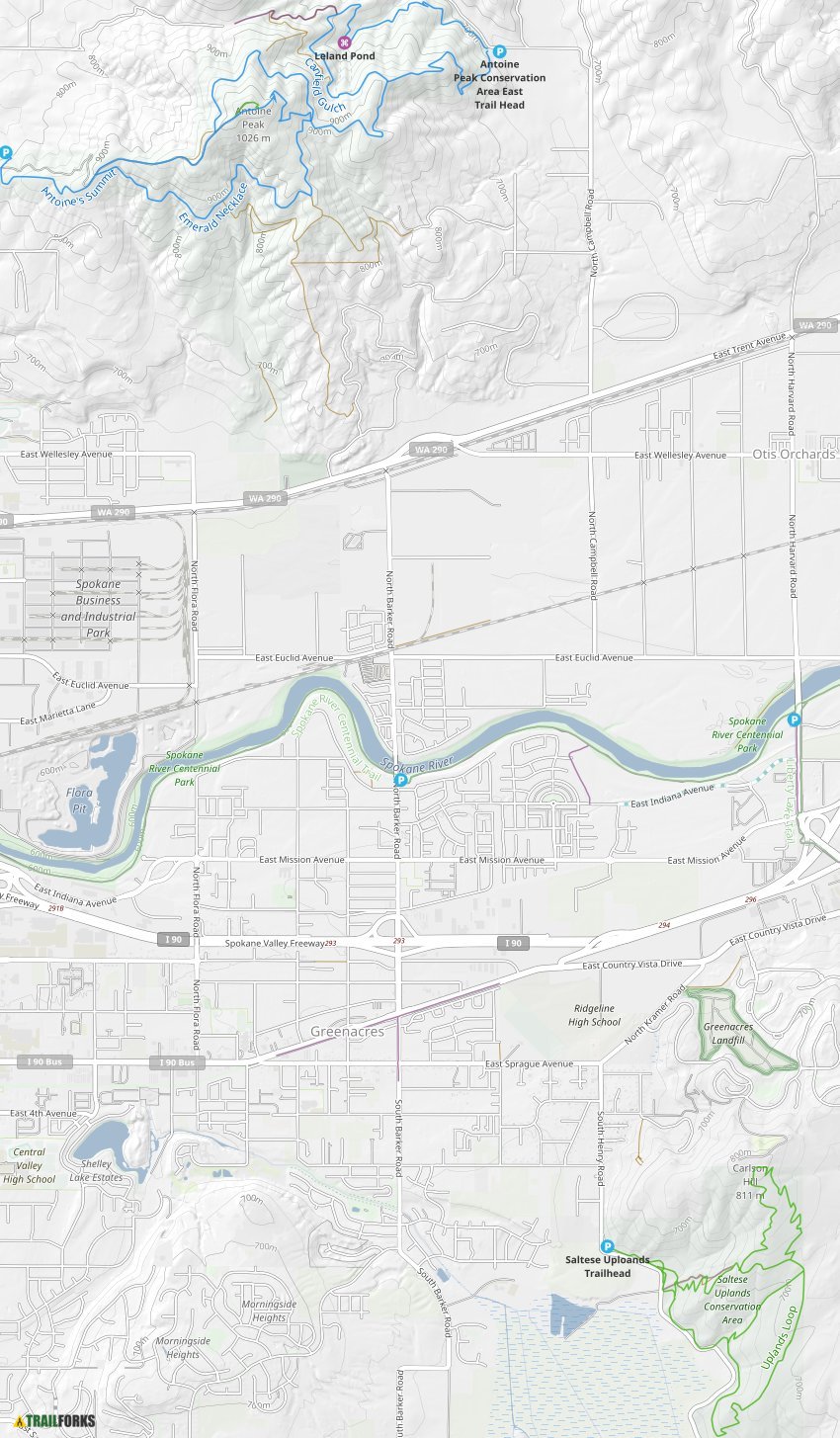 Spokane Valley, Washington Mountain Biking Trails | Trailforks