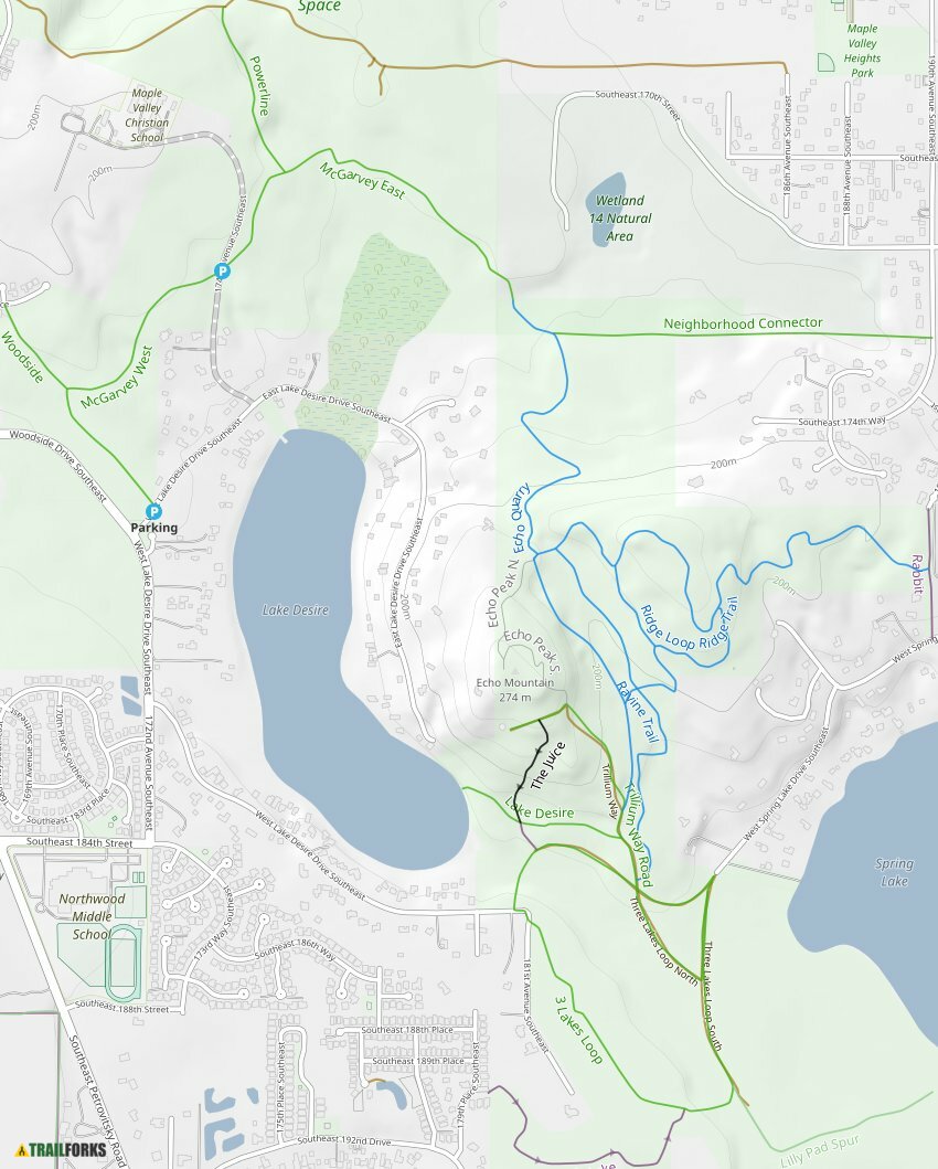 Spring Lake/Lake Desire, Renton Mountain Biking Trails | Trailforks
