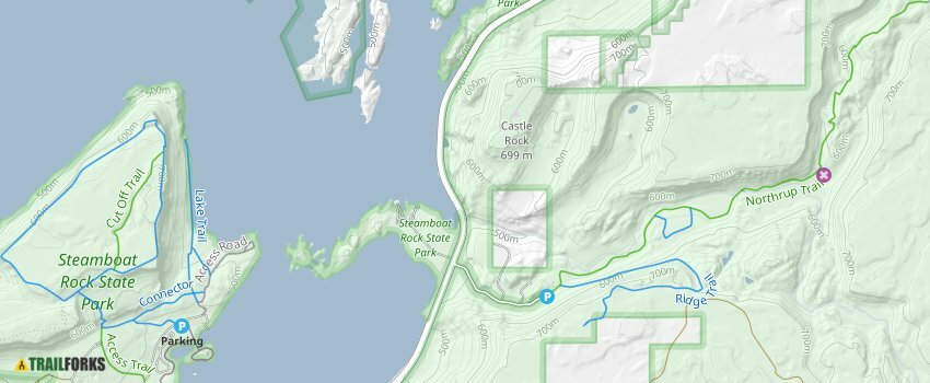 Steamboat Rock State Park, Electric City Mountain Biking Trails ...