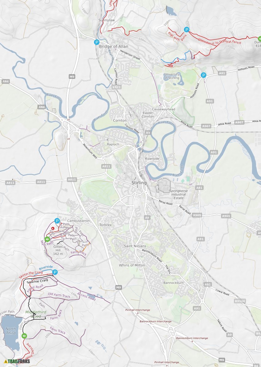 Stirling, United Kingdom Mountain Biking Trails | Trailforks