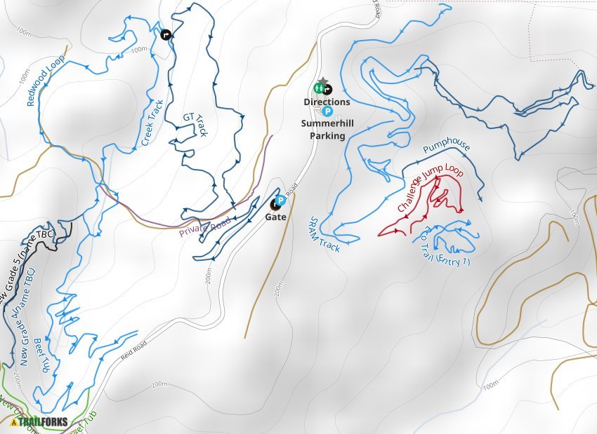 Summerhill Recreational Trails, Tauranga Mountain Biking Trails ...