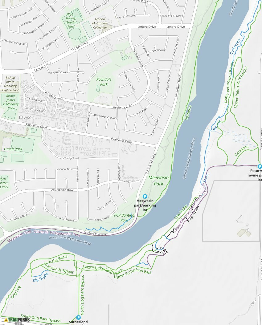 Sutherland Beach, Saskatoon Mountain Biking Trails | Trailforks