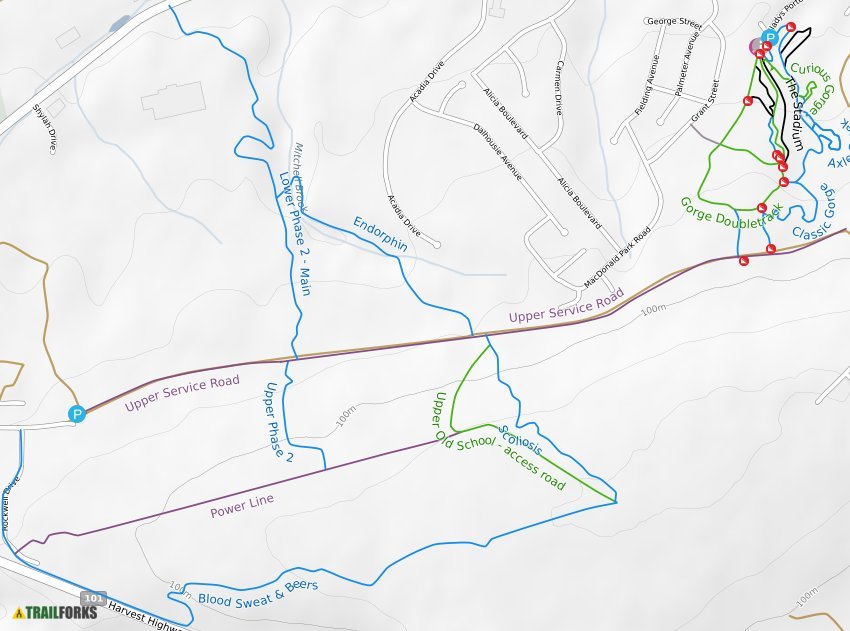 The Gorge Mountain Biking Trails | Trailforks