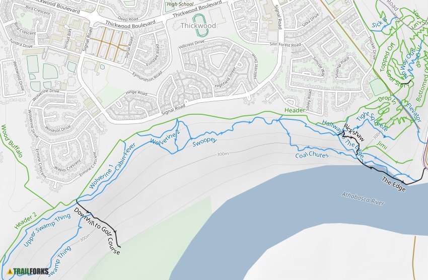 Thickwood River Valley, Fort McMurray Mountain Biking Trails | Trailforks