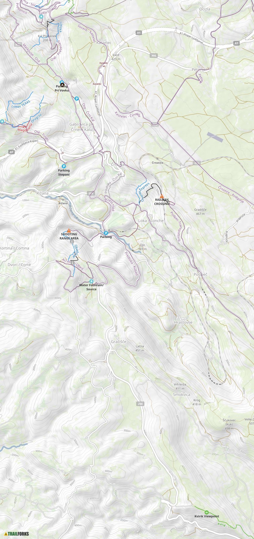 Tinjan, Koper Mountain Biking Trails | Trailforks