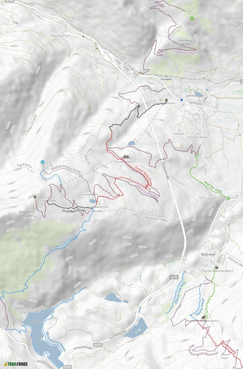 Tiroler Zugspitz Arena, Lermoos Mountain Biking Trails | Trailforks