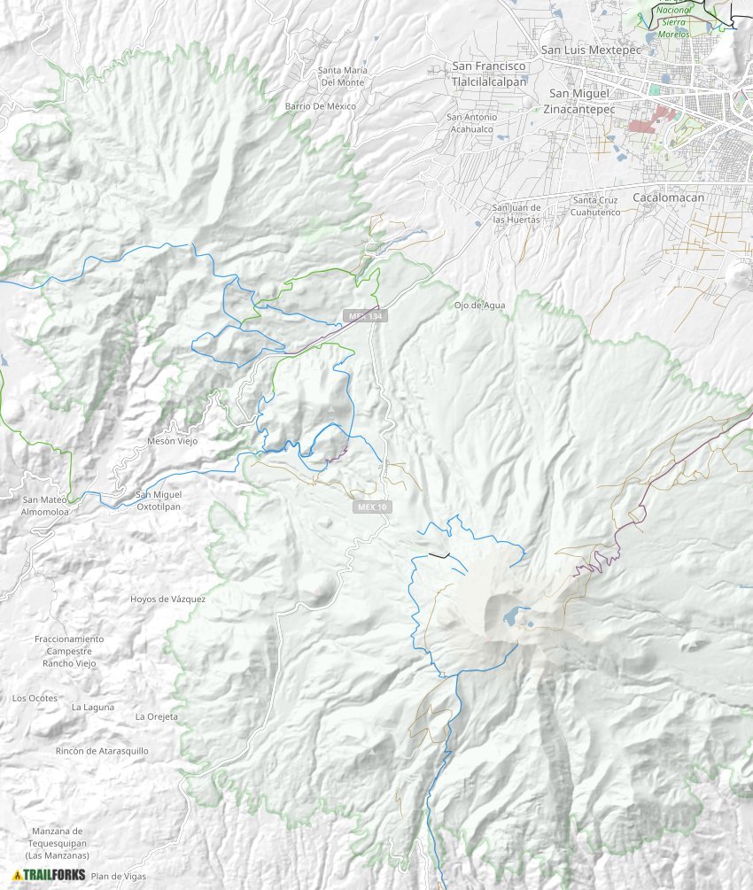 Toluca, México Mountain Biking Trails | Trailforks