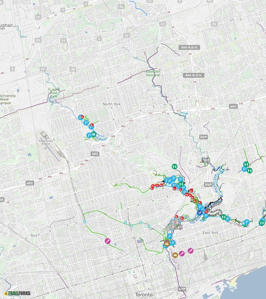 Toronto, Ontario Mountain Biking Trails | Trailforks