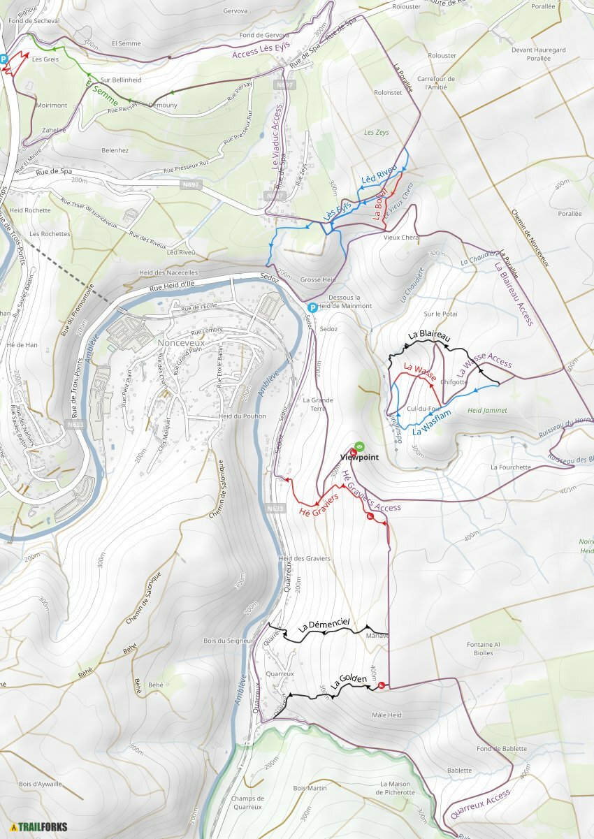 Trail Center De l'Amblève Mountain Biking Trails | Trailforks