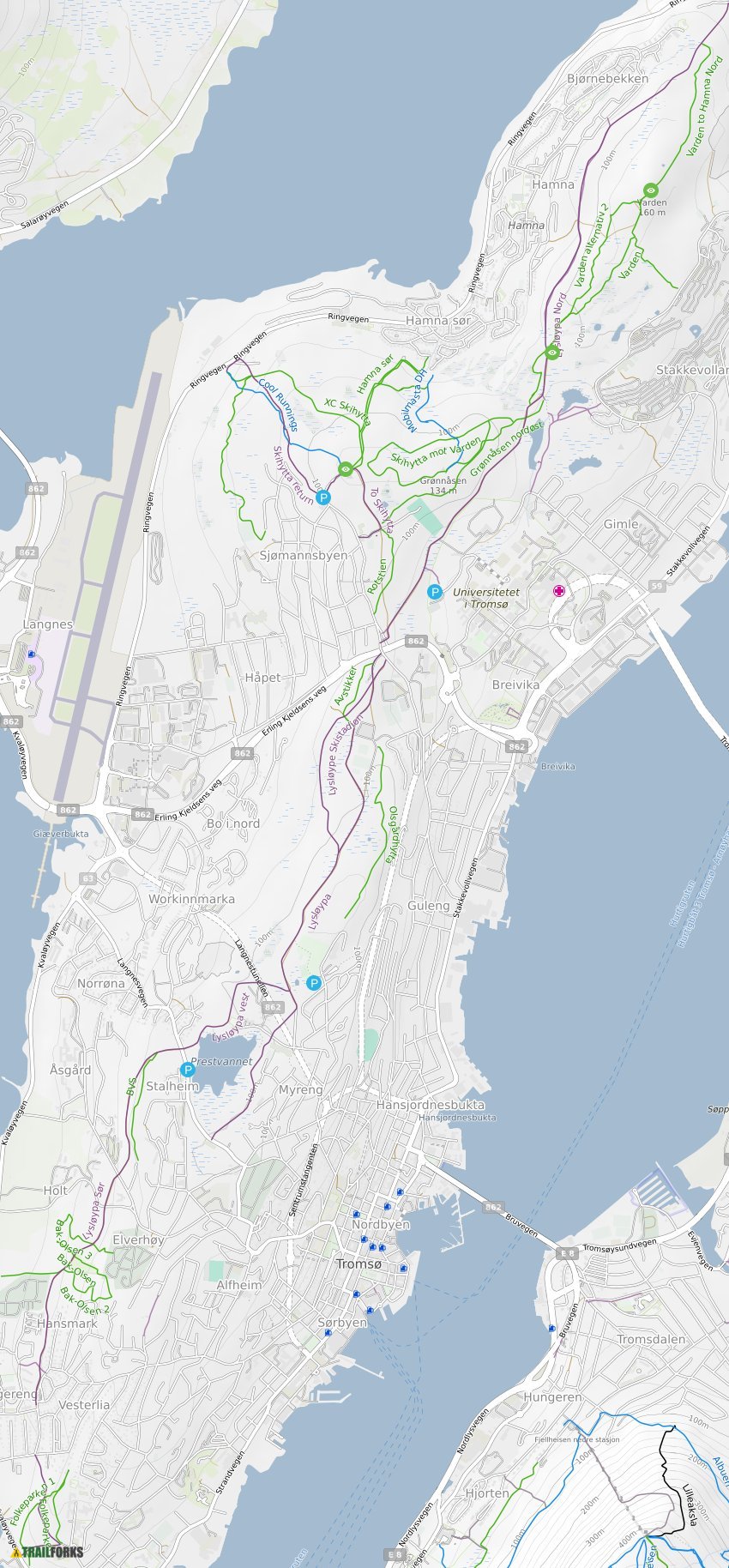Tromsø island Mountain Biking Trails | Trailforks