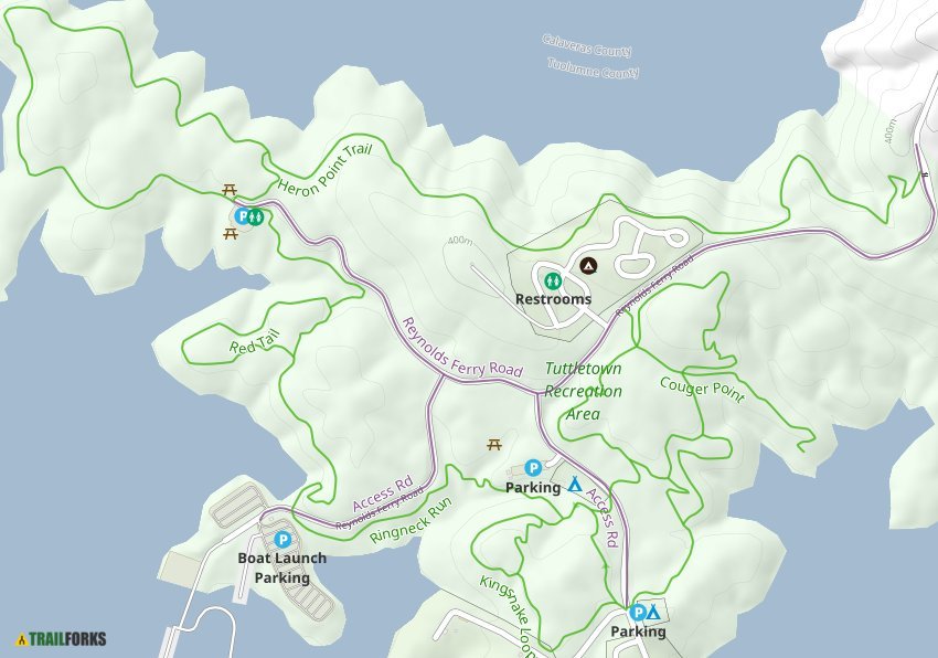 Tuttletown Recreation Area, Sonora Mountain Biking Trails | Trailforks