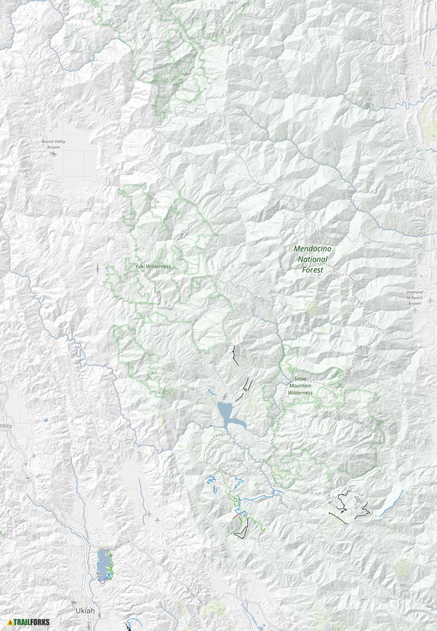 Ukiah, California Mountain Biking Trails | Trailforks