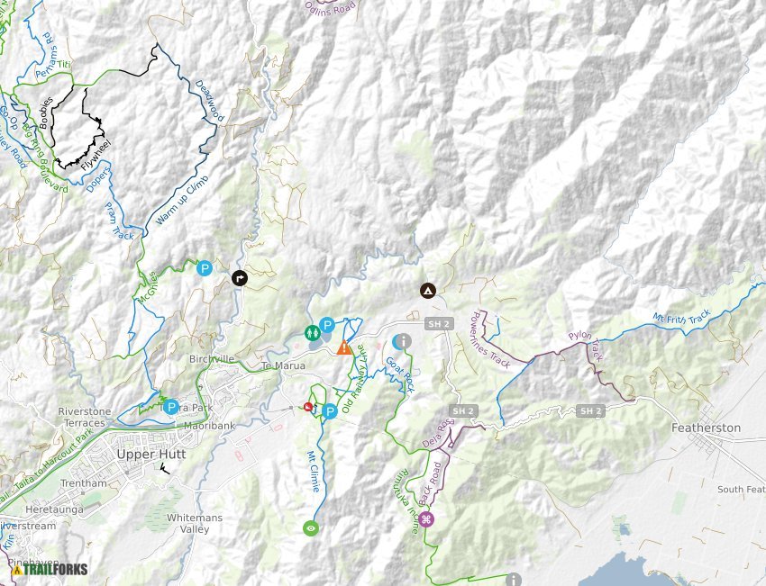 Upper Hutt, New Zealand Mountain Biking Trails | Trailforks