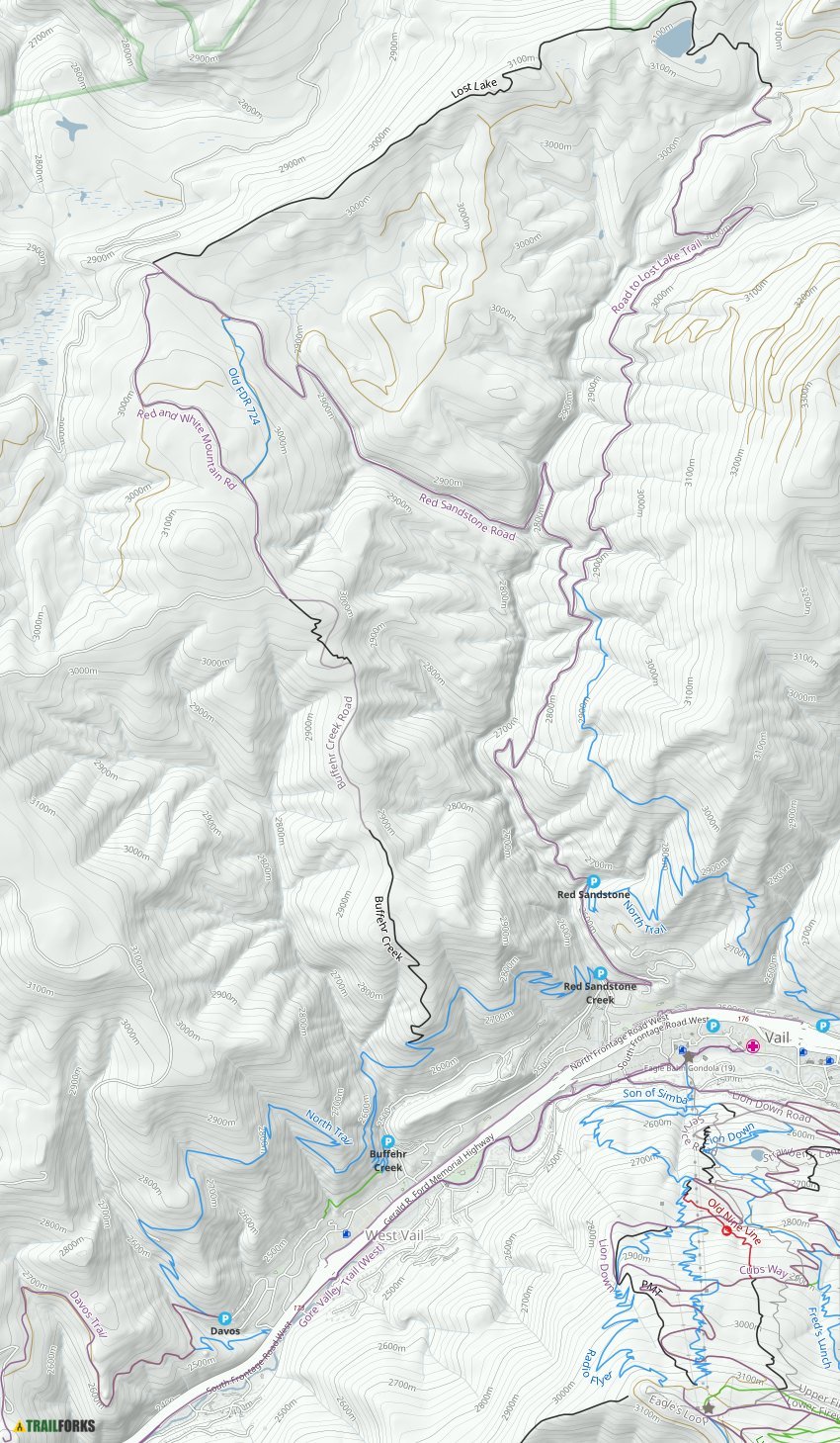 North Vail Mountain Biking Trails | Trailforks