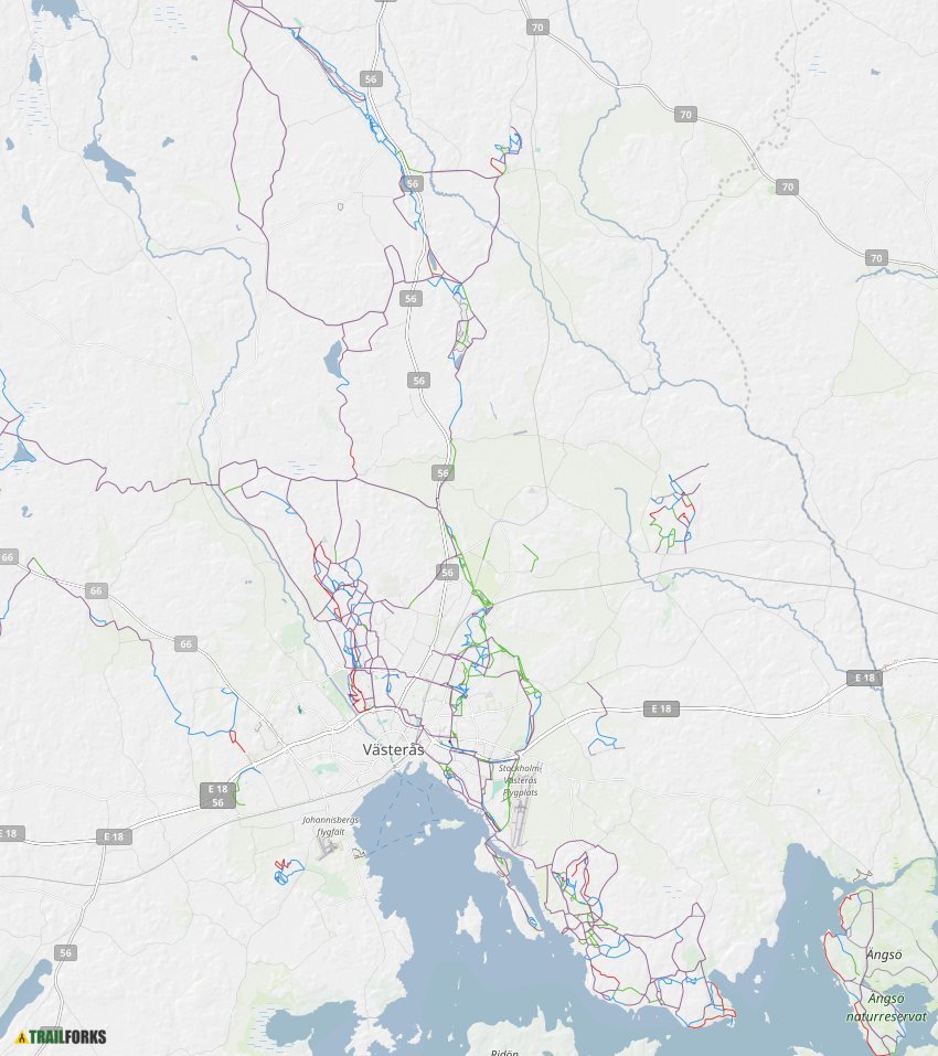 Västerås, Sweden Mountain Biking Trails | Trailforks