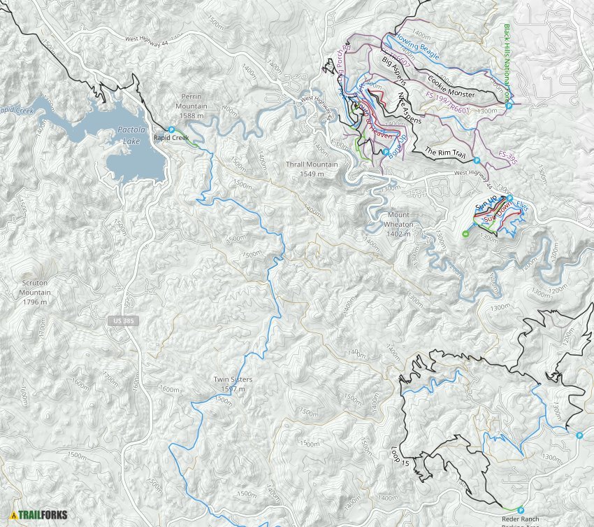Victoria Lake, Rapid City Mountain Biking Trails | Trailforks