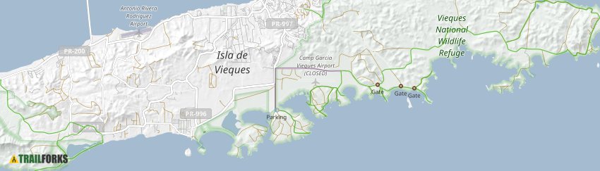 Vieques, Puerto Rico Mountain Biking Trails | Trailforks