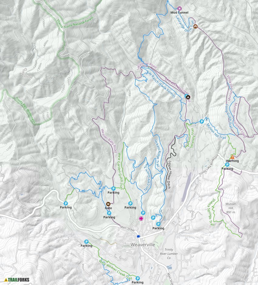 Weaver Basin, Weaverville Mountain Biking Trails | Trailforks