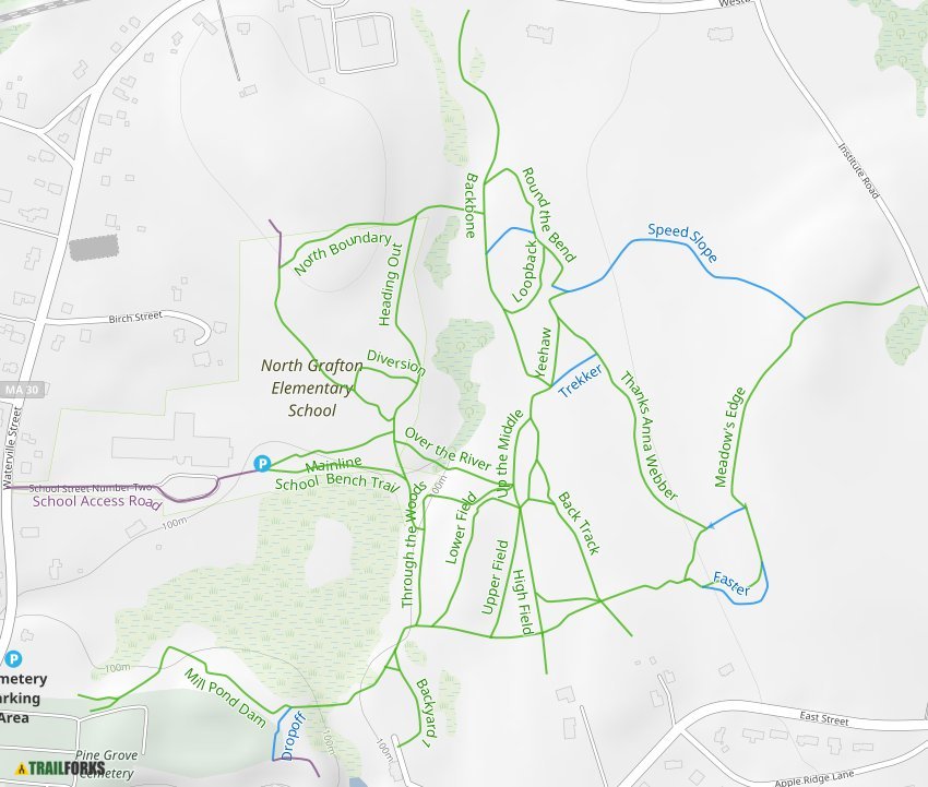 Webber Conservation Restriction Mountain Biking Trails | Trailforks