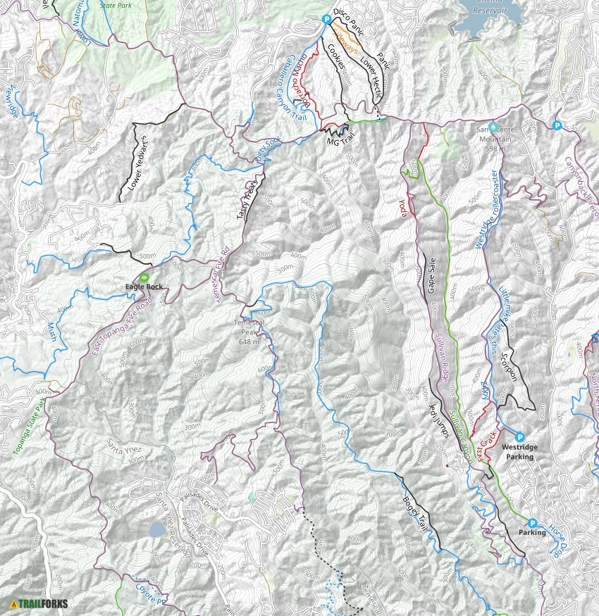 Westridge-Canyonback Mountain Biking Trails | Trailforks