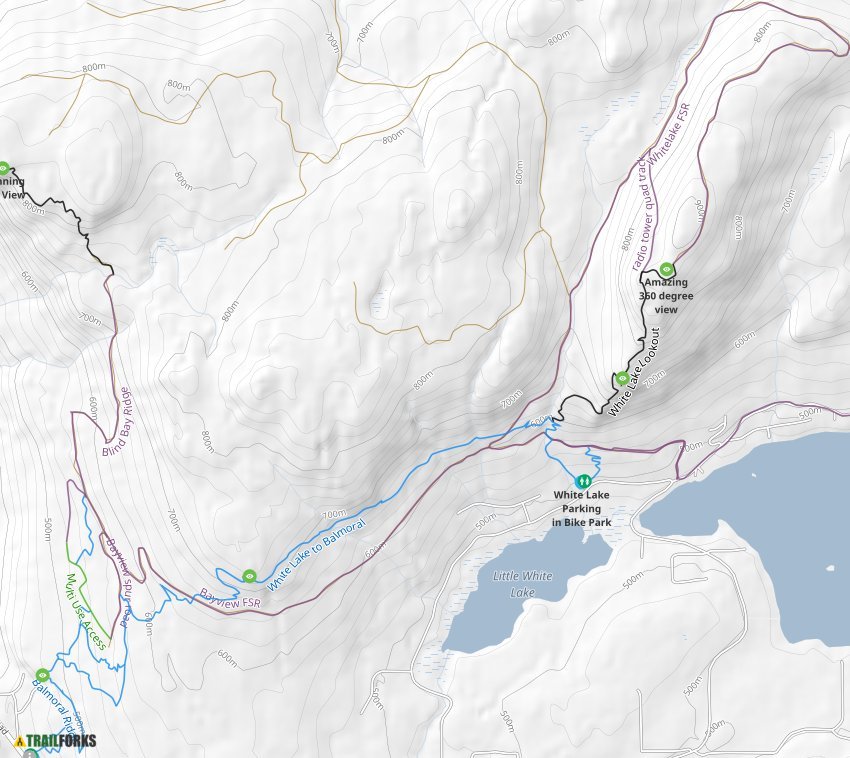 Balmoral / White Lake Mountain Biking Trails | Trailforks