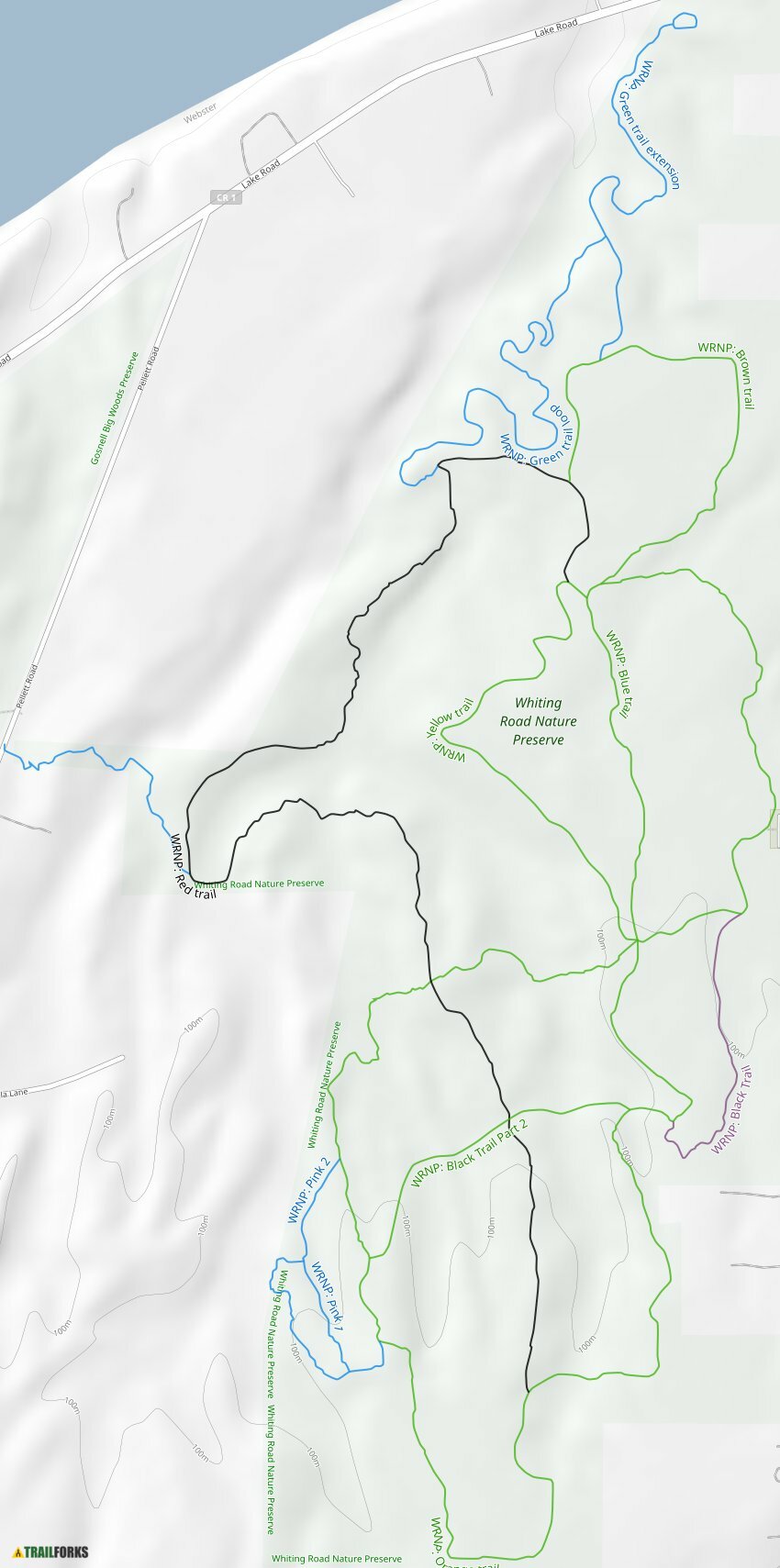 Whiting Road Nature Preserve Mountain Biking Trails | Trailforks