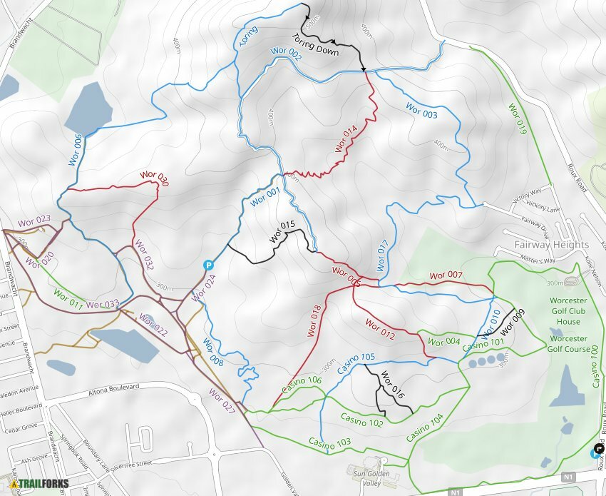 Worcester, South Africa Mountain Biking Trails | Trailforks
