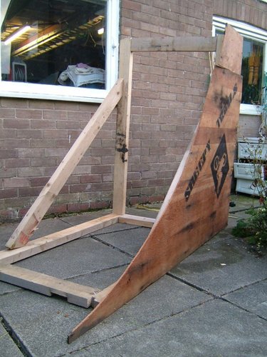 Step by step picture of building a wooden kicker - Pinkbike Forum